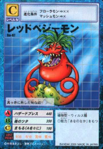 Red Vegimon - Wikimon - The #1 Digimon wiki