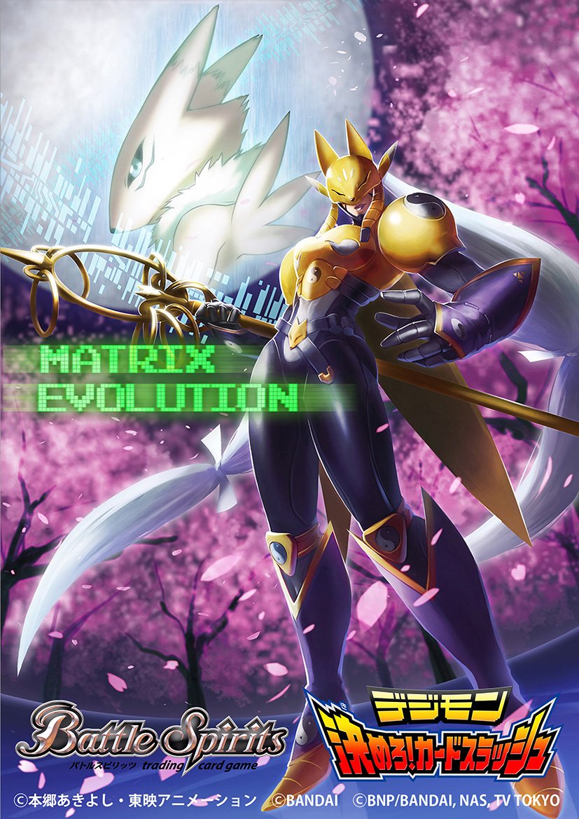 File:Renamon sakuyamon battle spirits illustration.jpg - Wikimon - The #1 Digimon wiki