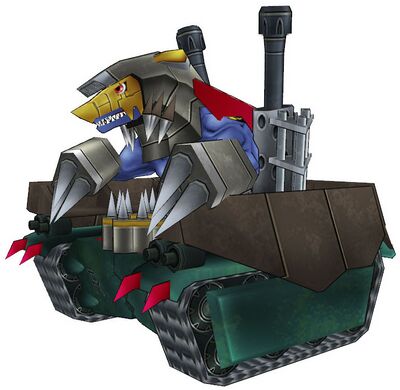 Tankdramon - Wikimon - The #1 Digimon wiki