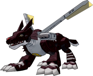 Metal Garurumon (Black) - Wikimon - The #1 Digimon wiki