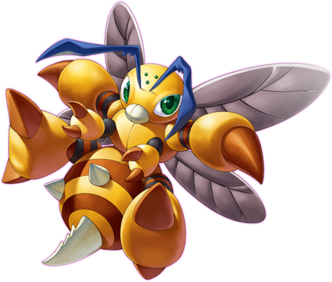 Funbeemon (Liberator) - Wikimon - The #1 Digimon wiki