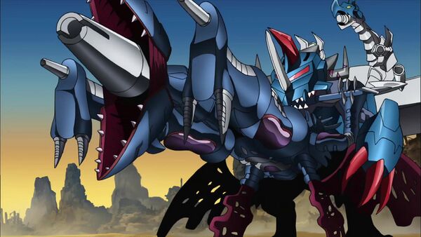 Metal Greymon + Cyber Launcher - Wikimon - The #1 Digimon wiki