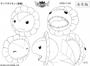 Sunflowmon - Wikimon - The #1 Digimon wiki