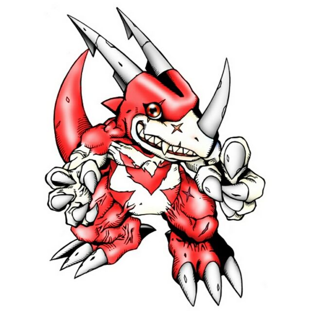 Red V-dramon - Wikimon - The #1 Digimon wiki