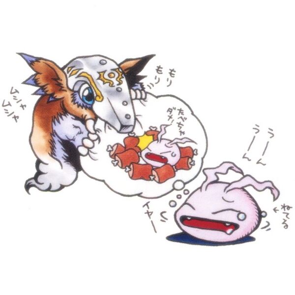 Bakumon using Nightmare Syndrome : r/digimon