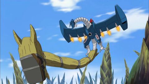 Mail Birdramon + Golemon - Wikimon - The #1 Digimon wiki