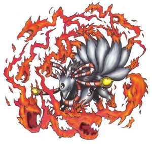 Kyubimon (Silver) - Wikimon - The #1 Digimon wiki