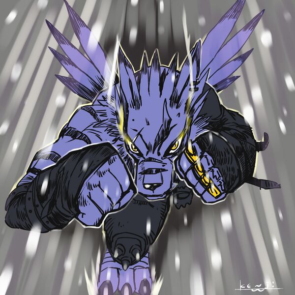 File:Weregarurumon illustration watanabe kenji.jpg - Wikimon - The #1 ...