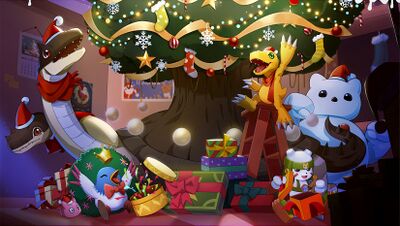 Santa Agumon - Wikimon - The #1 Digimon wiki