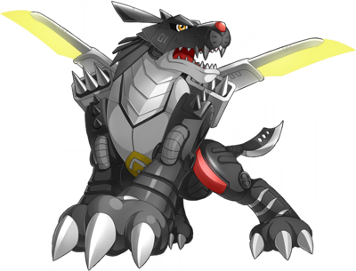 Metal Garurumon (Black) - Wikimon - The #1 Digimon wiki
