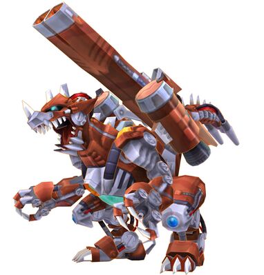 Rust Tyranomon - Wikimon - The #1 Digimon wiki