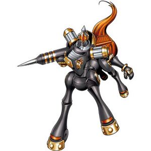 Knight Chessmon (Black) - Wikimon - The #1 Digimon wiki