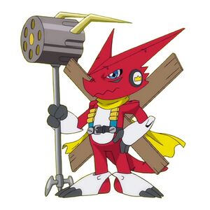 Xros Up Shoutmon (Pinochimon) - Wikimon - The #1 Digimon wiki