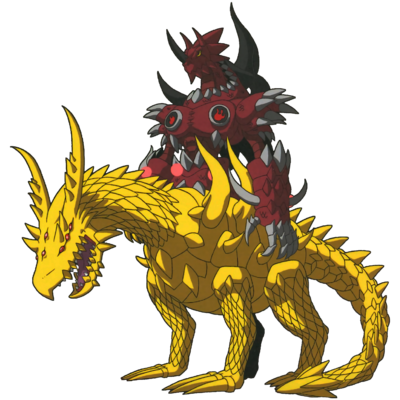 Dorbickmon Darkness Mode (Huanglongmon) - Wikimon - The #1 Digimon wiki