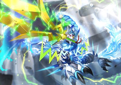 Fenriloogamon: Takemikazuchi - Wikimon - The #1 Digimon wiki