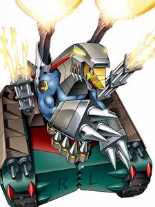 Tankdramon - Wikimon - The #1 Digimon wiki