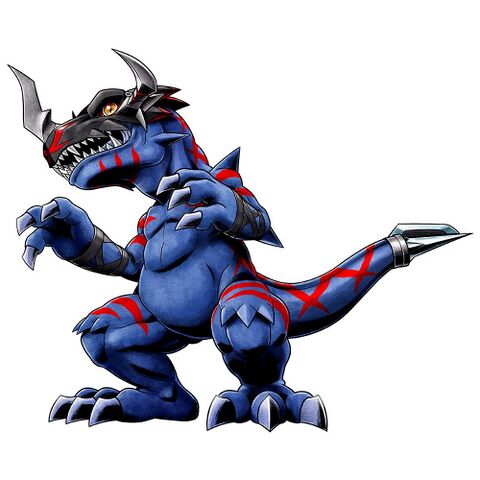 Greymon (Blue) (X-Antibody) - Wikimon - The #1 Digimon wiki